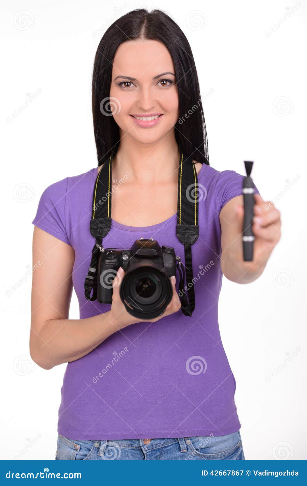 Photographer at Work stock image. Image of confident - 42667867
