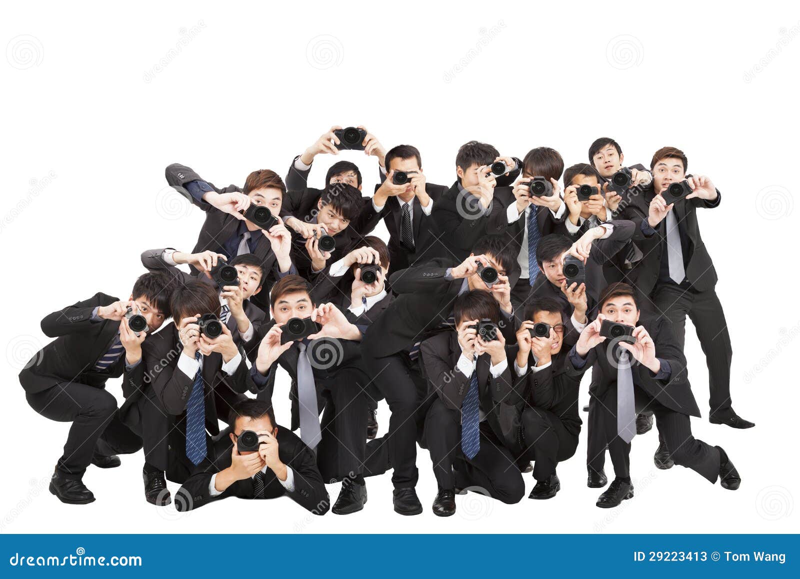 Photographers Holding Camera Pointing To You Stock Image - Image of ...