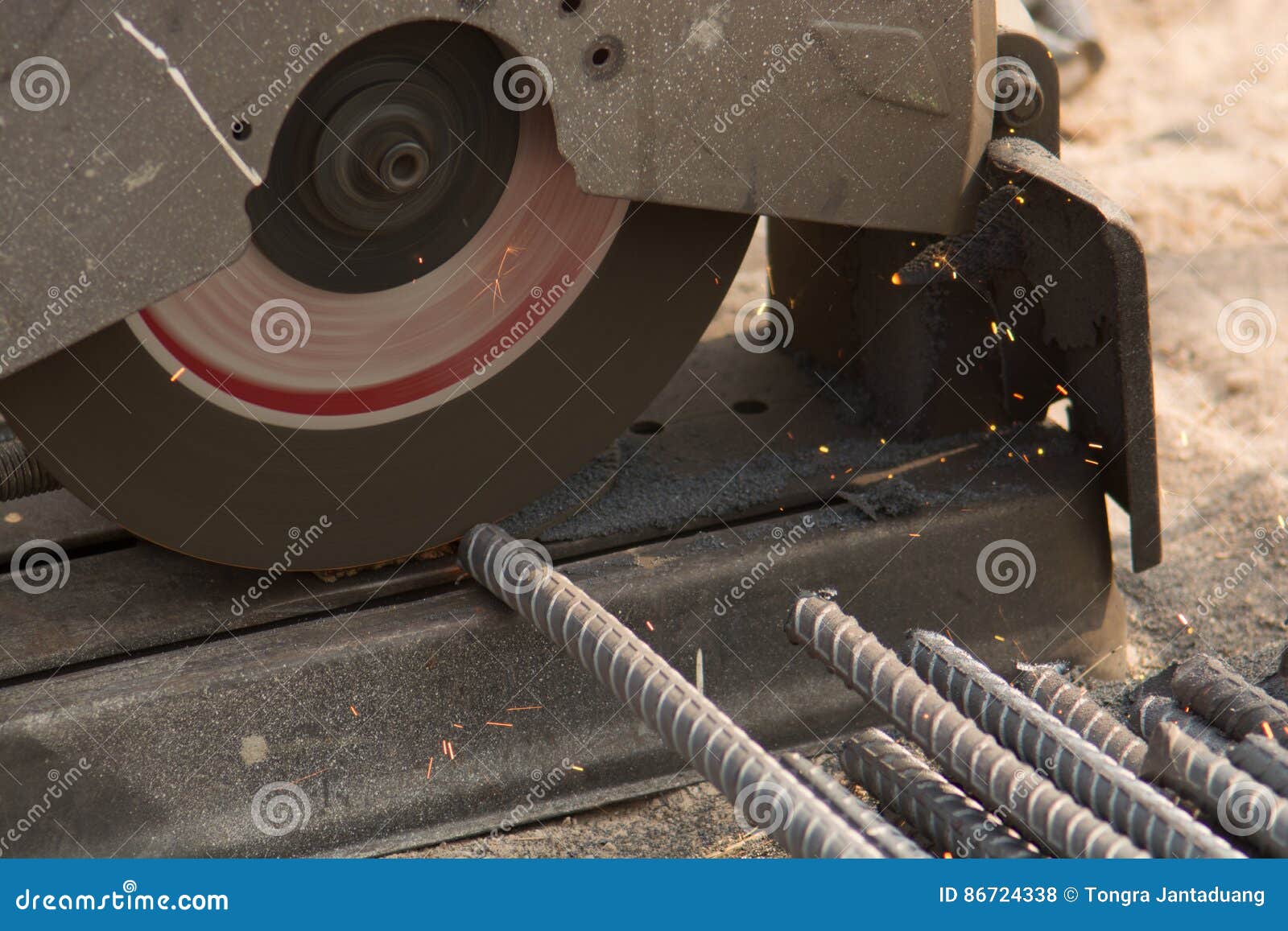 Photographers are Using Wire Cutters in Order To Use the Iron. Stock ...