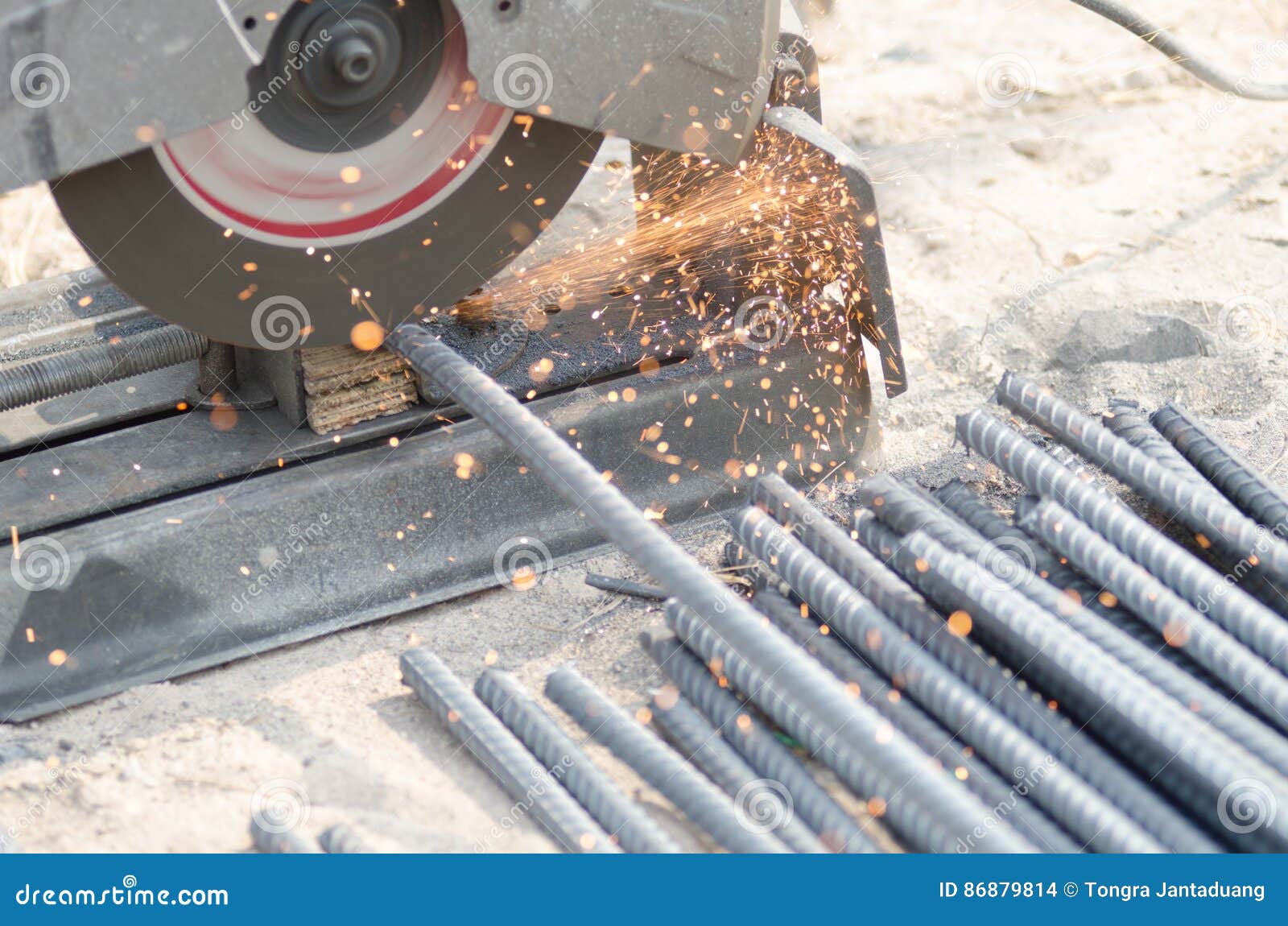 Photographers are Using Wire Cutters in Order To Use the Iron. Stock ...