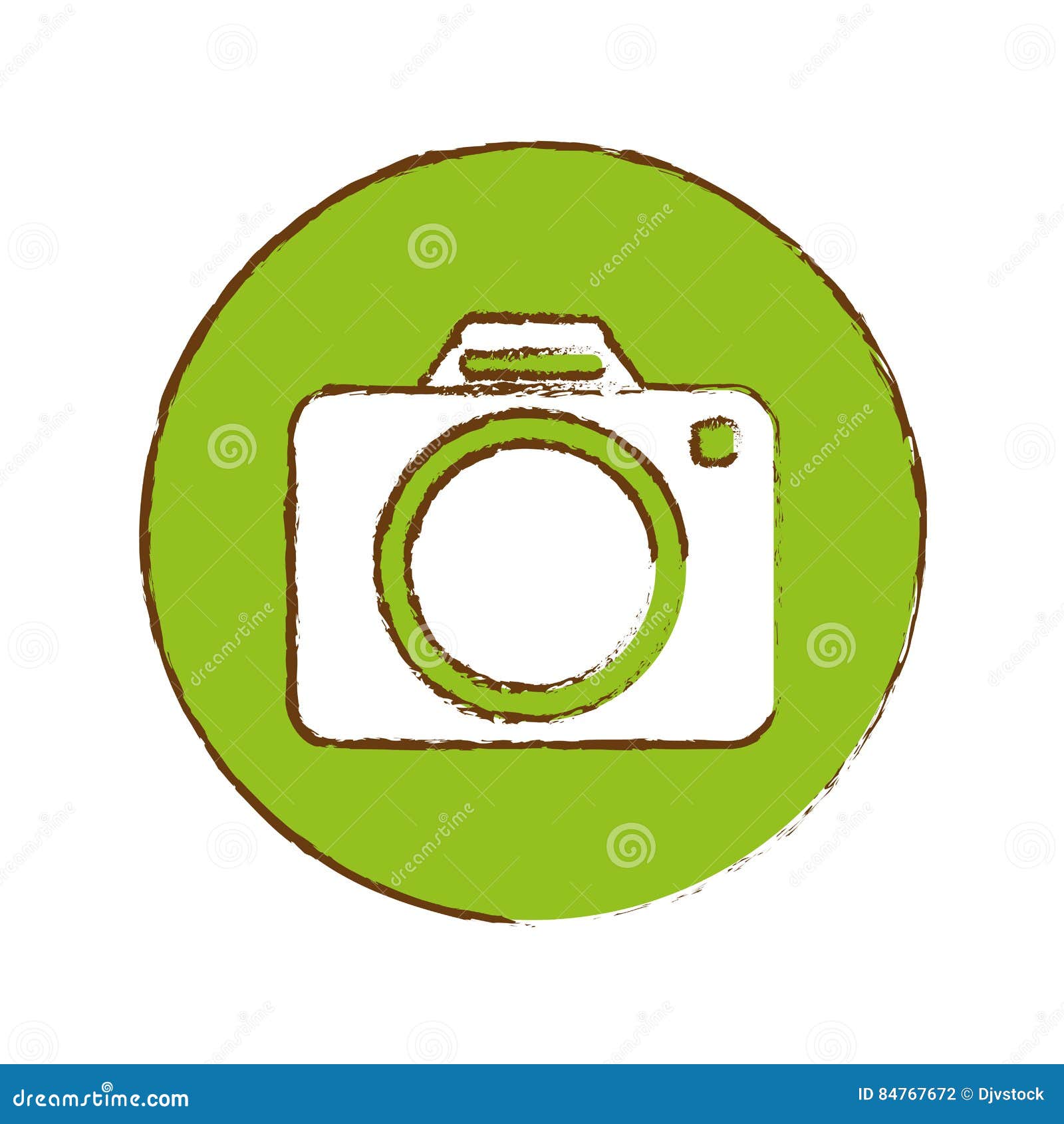 Photographic Camera Thumbnail Icon Image Stock Illustration ...
