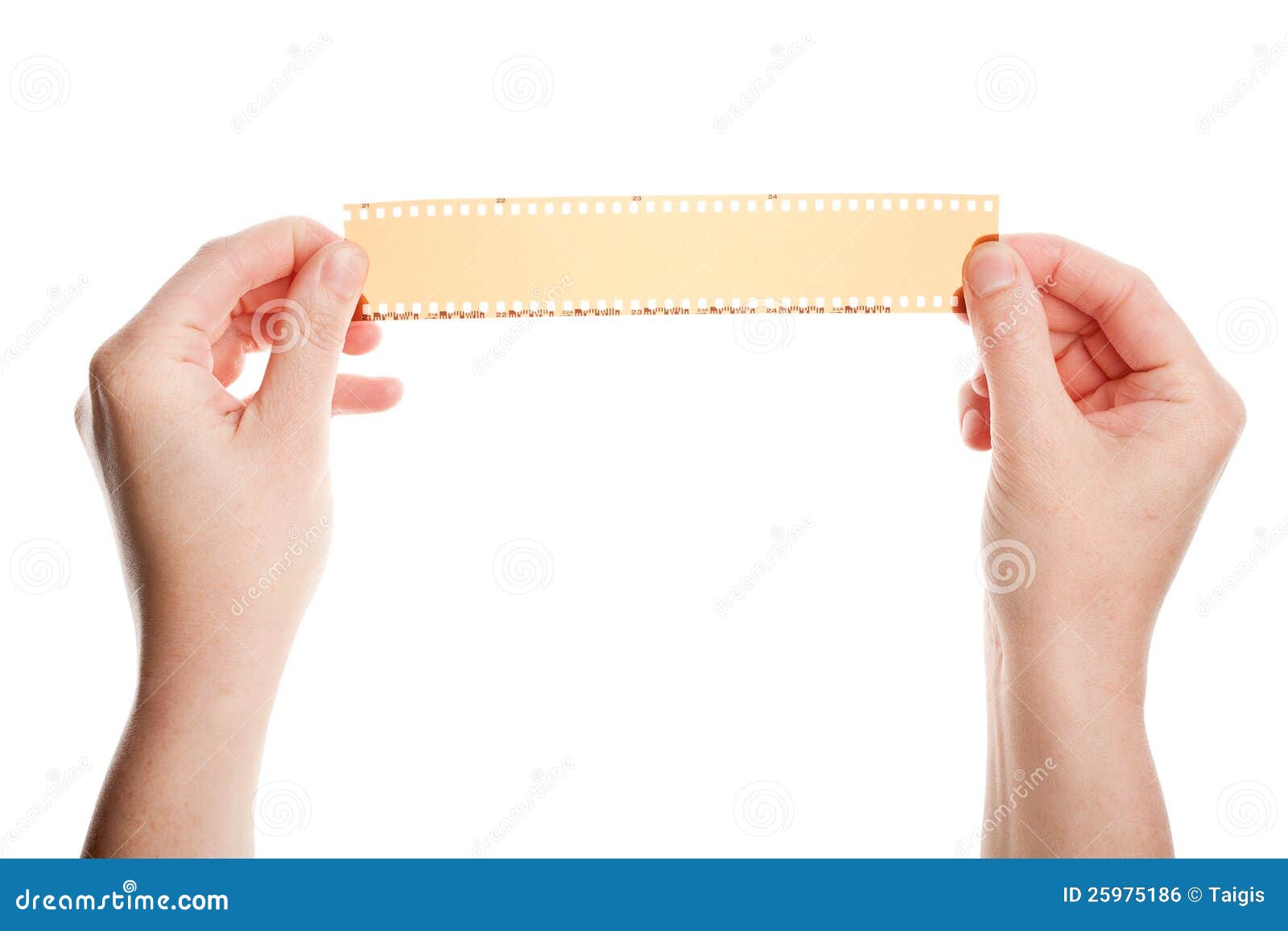 Photographic film in hands stock photo. Image of antique - 25975186
