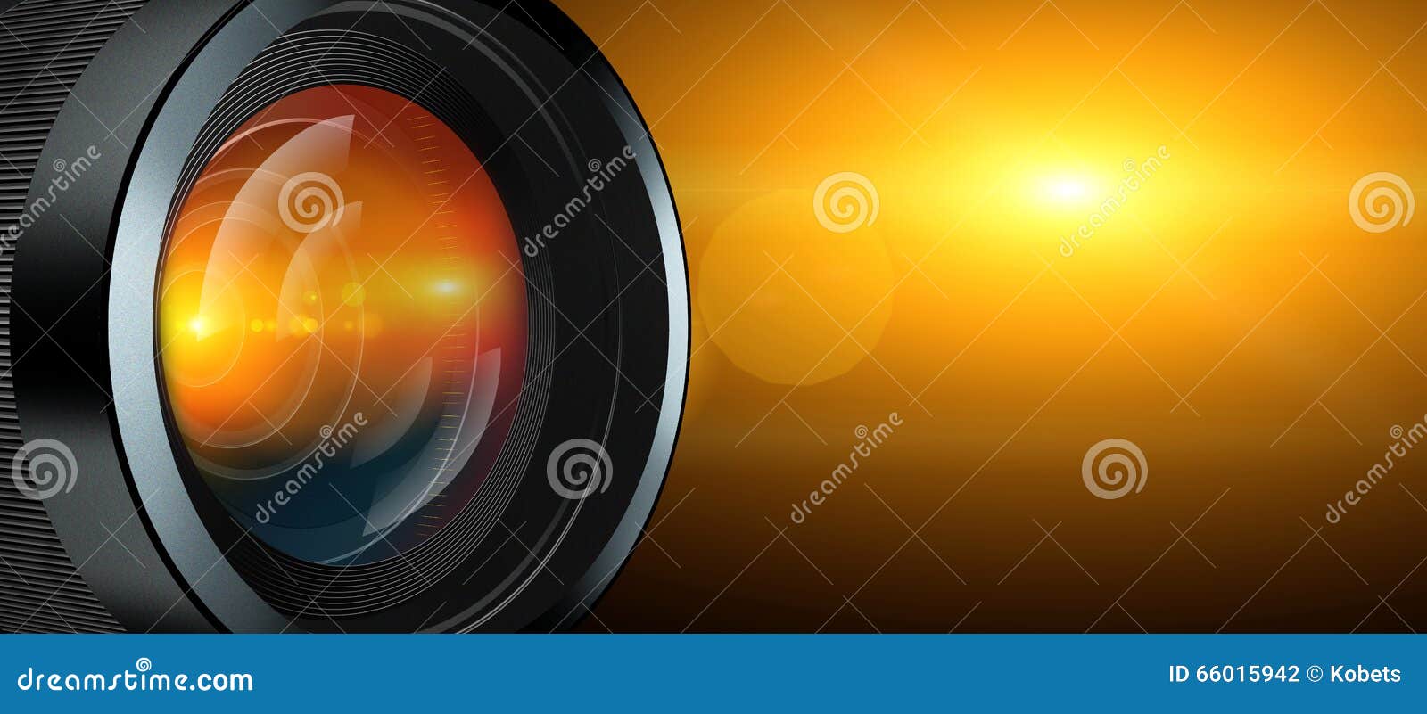 Photographic Lens and Light Stock Illustration - Illustration of ...