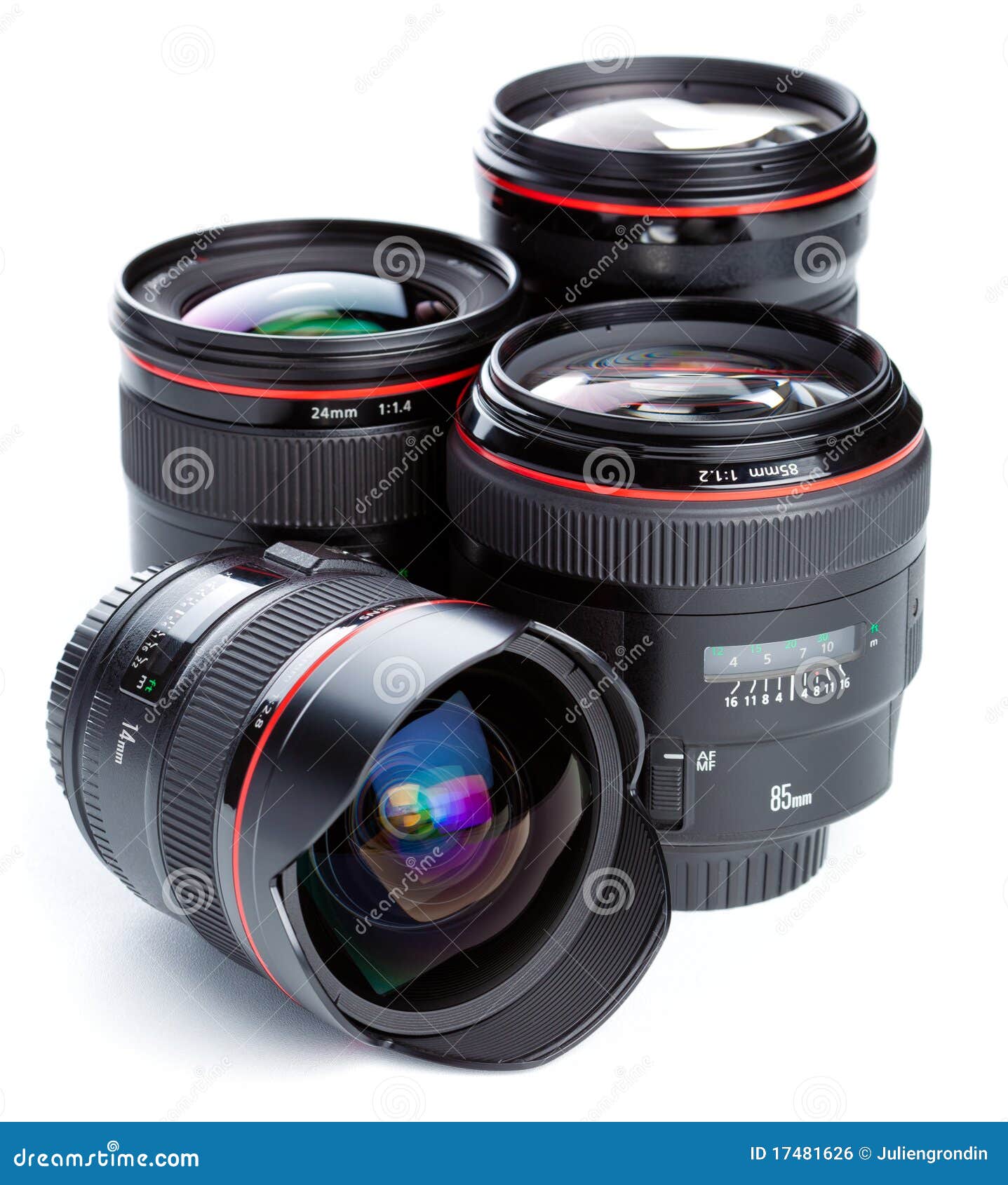 Photographic lenses stock photo. Image of white, equipment - 17481626