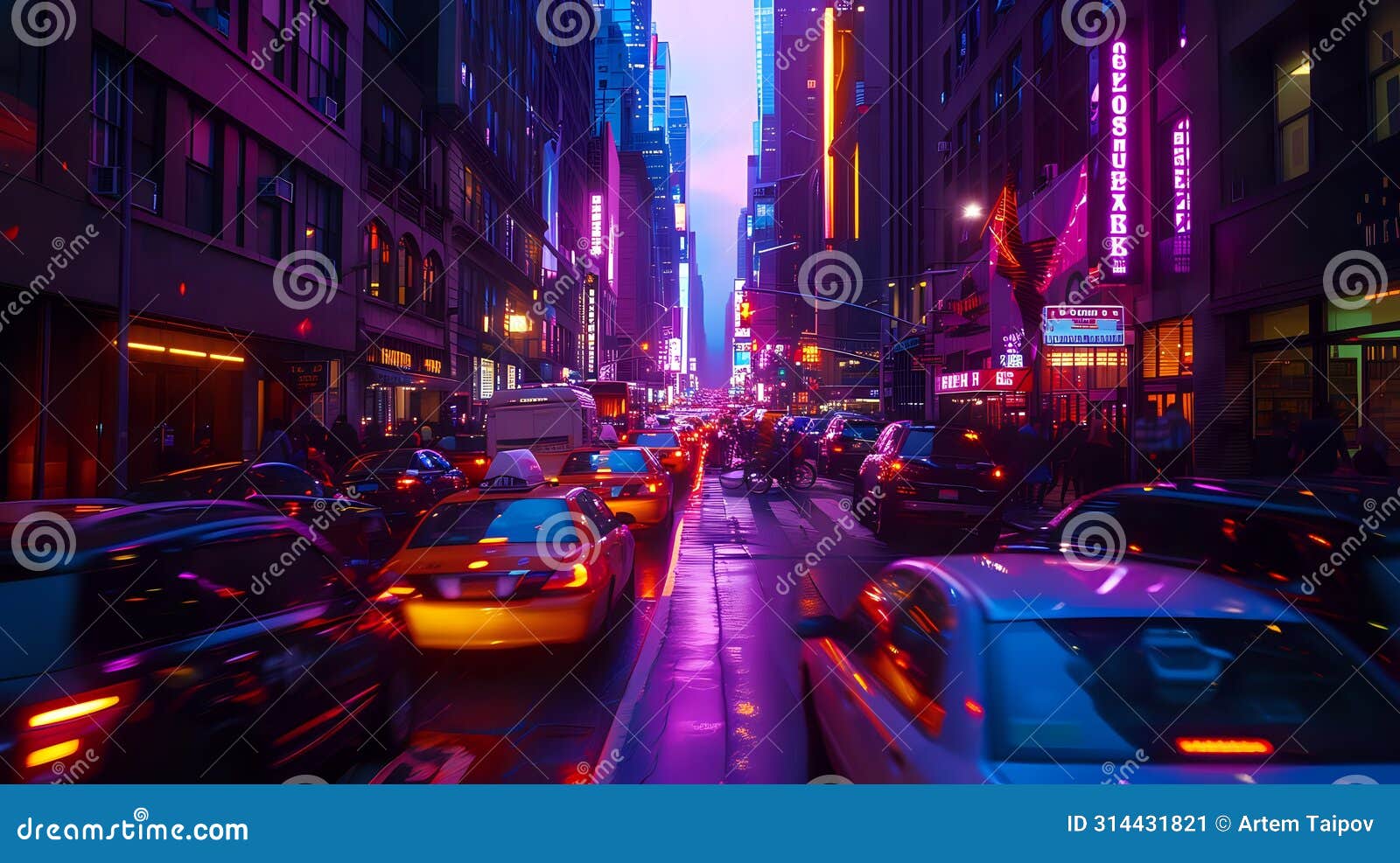 Metropolis Motion: Life in the City./n Stock Illustration ...