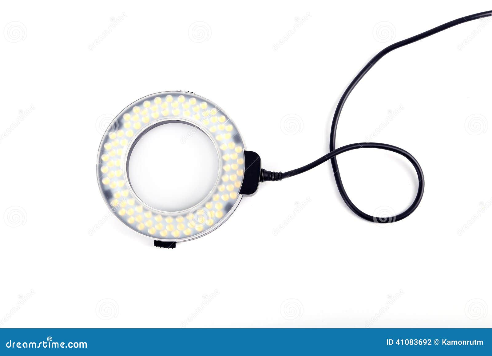 Photographic Ring Flash Isolated Stock Photo - Image of photographic ...