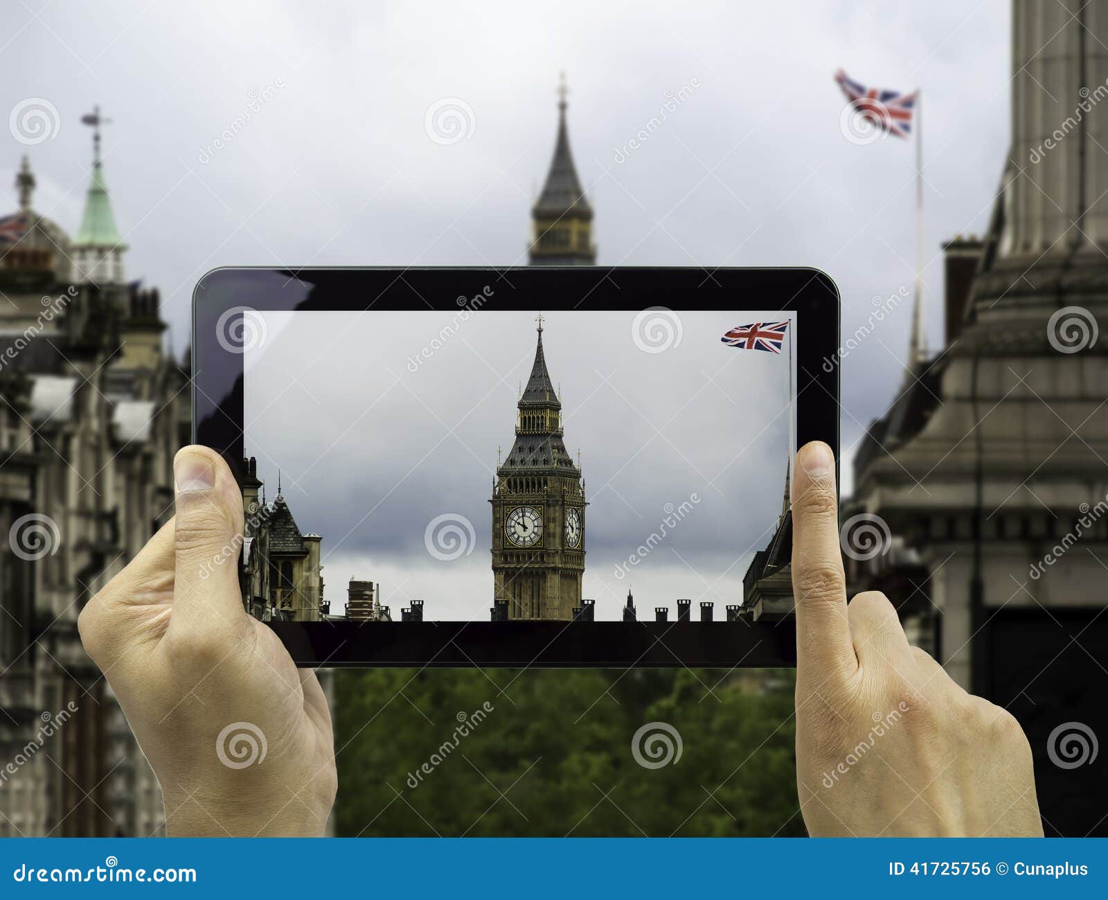 Photographing big ben stock photo. Image of photographer - 41725756