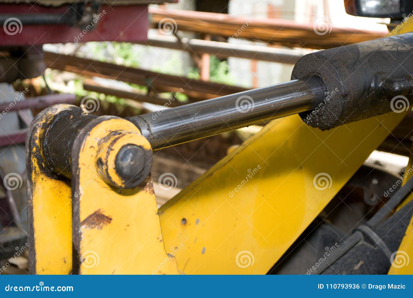Hydraulics and Excavator Design Stock Photo - Image of industry ...