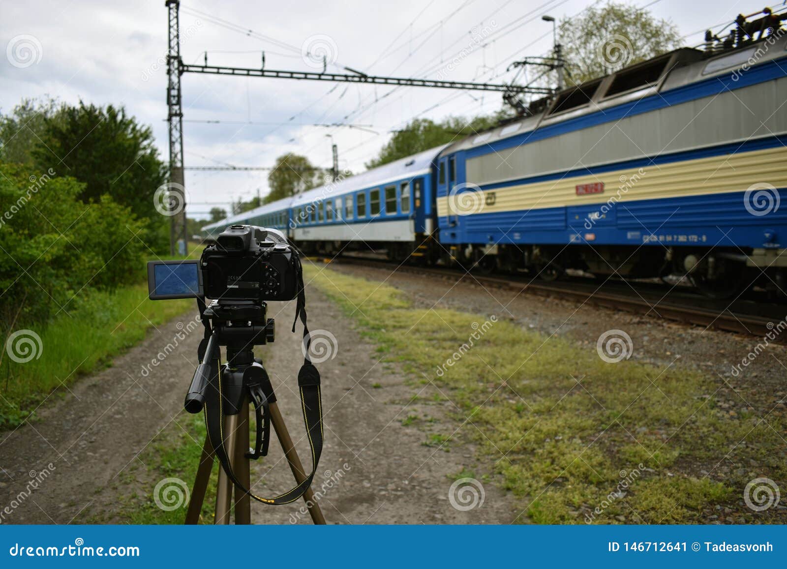 Photographing Trains on Long Exposure Stock Image - Image of snapshot ...