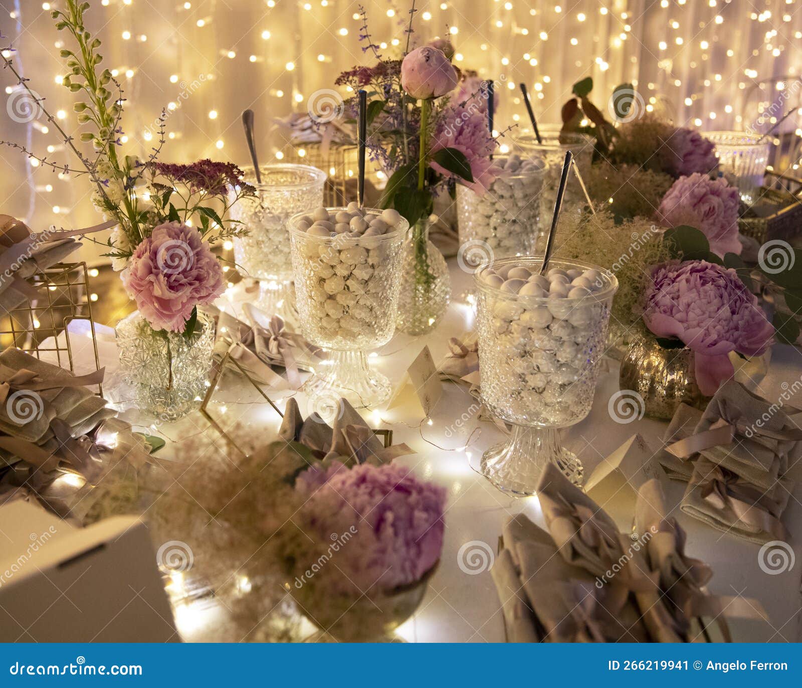 Photographs of Wedding Scenes and Preparation for the Ceremony Stock ...