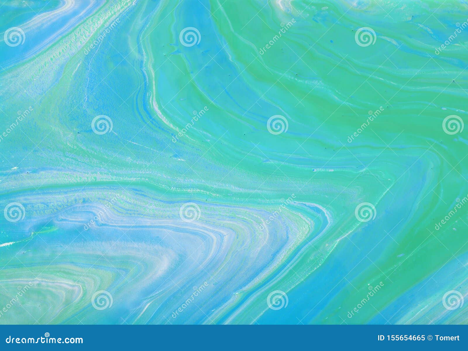 Photography of Abstract Marbleized Effect Background. Blue, Mint and ...