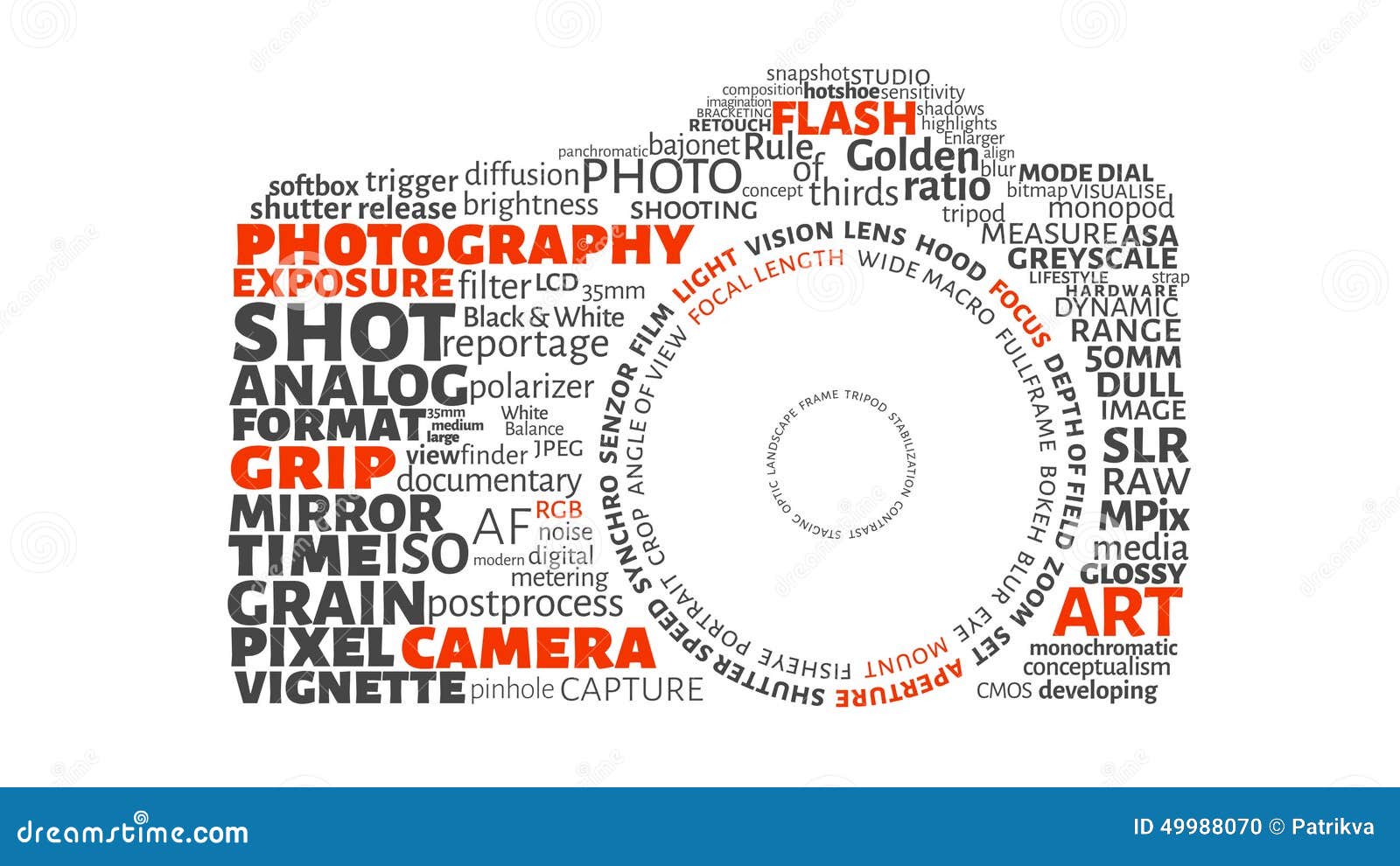 Photography animation text stock footage. Video of collage - 49988070