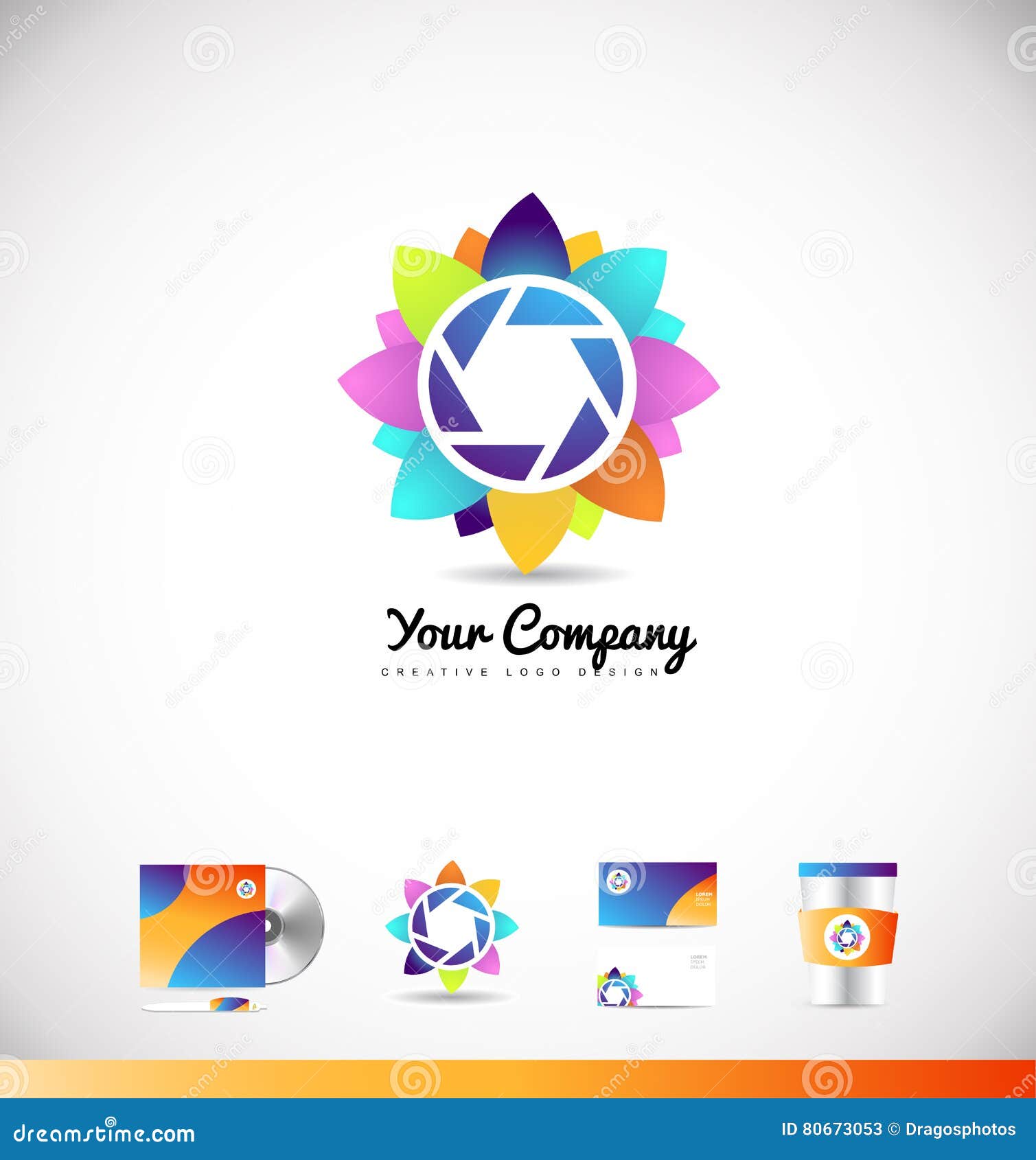 Photography Aperture Shutter Logo Stock Vector - Illustration of colors ...
