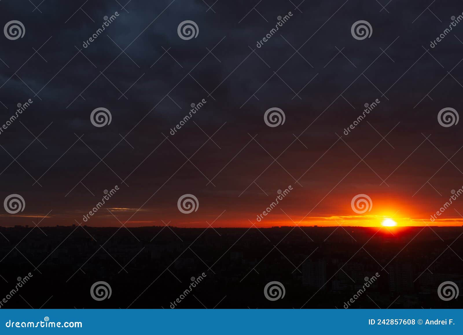 Photography of Beautiful Landscape Sunset View, from the Window. Stock ...