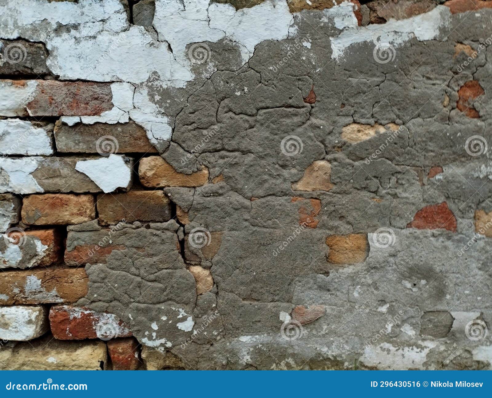 Brickwork Wall of an Old House Made of Bright Red Bricks Stock Photo ...