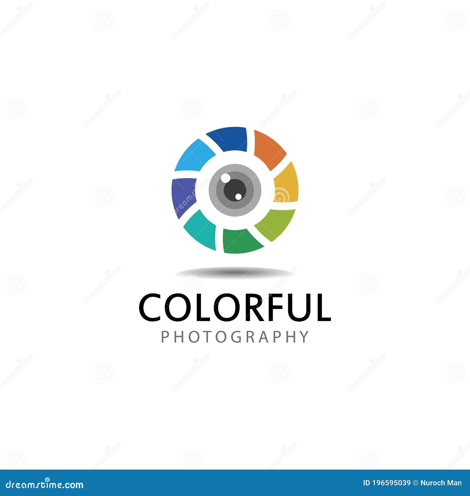 Photography Camera Lens Logo Design Vector. Stock Vector - Illustration ...