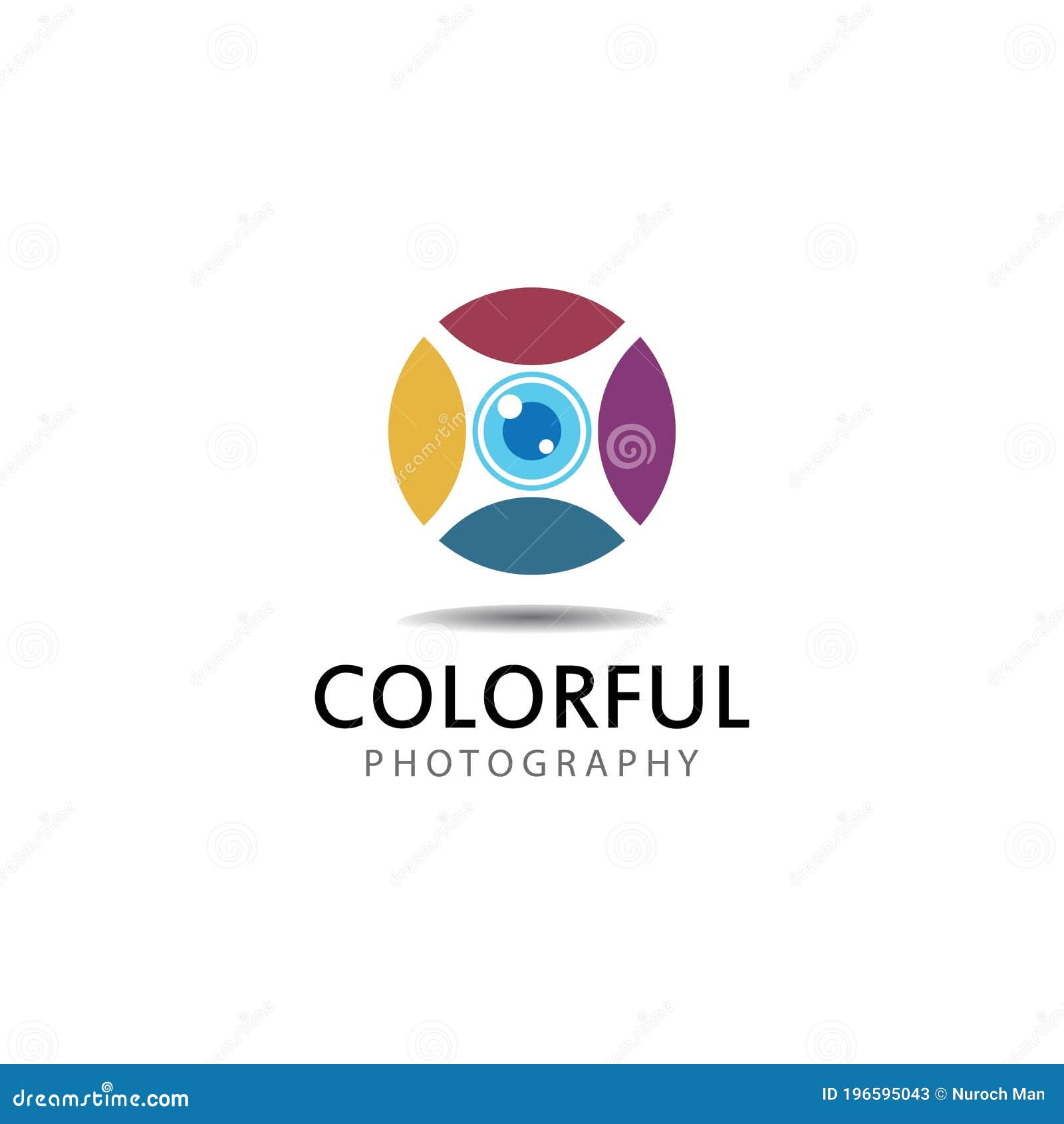 Photography Camera Lens Logo Design Vector. Stock Vector - Illustration ...