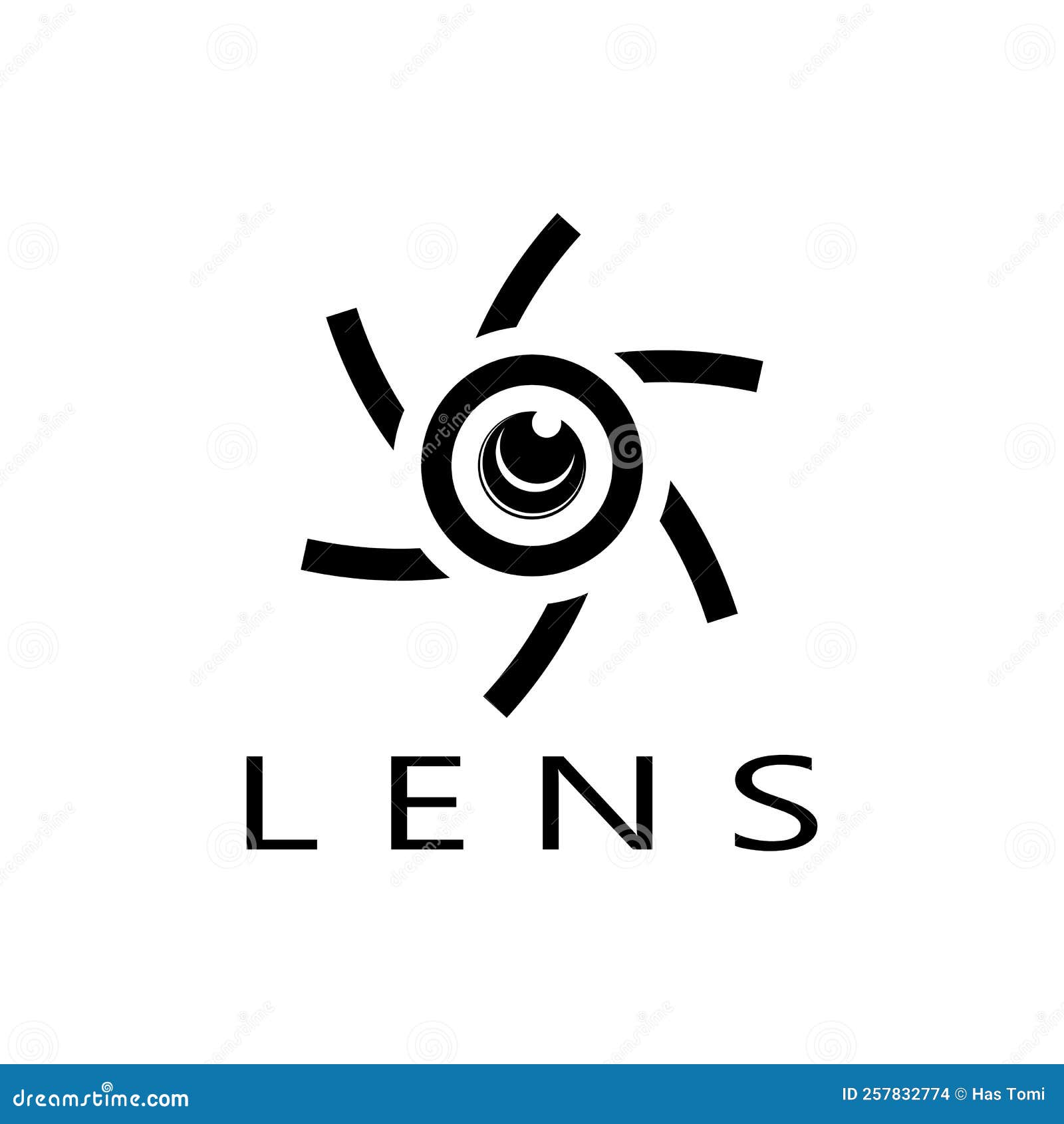 Photography Camera Logo Icon Vector Design Template Isolated on Black ...