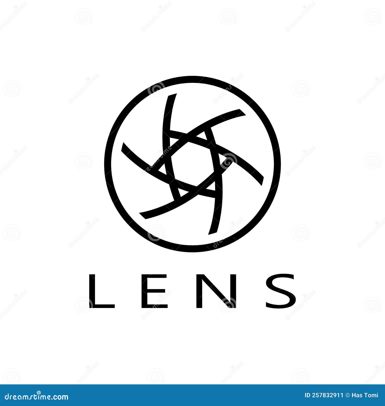 Photography Camera Logo Icon Vector Design Template Isolated on Black ...