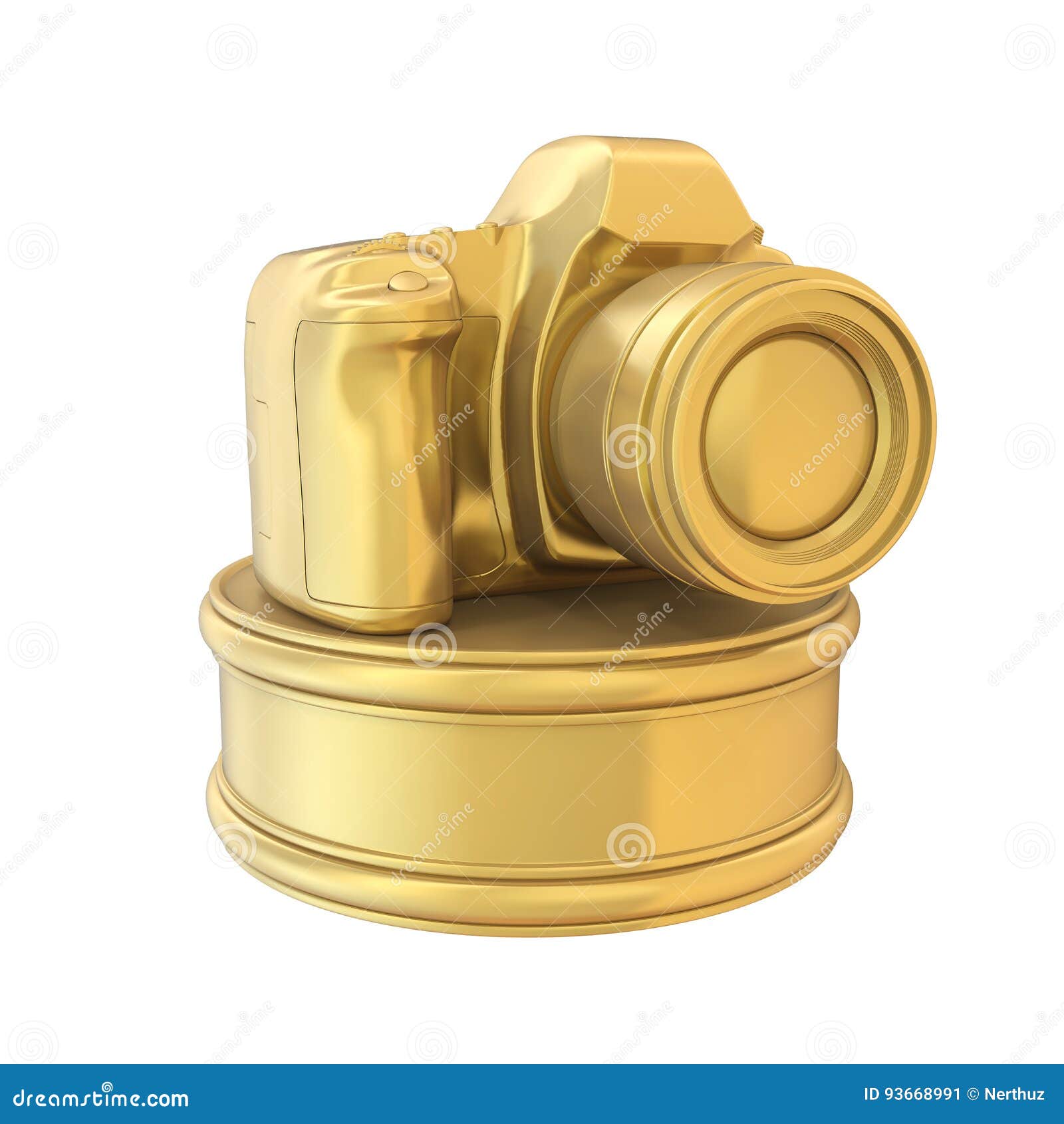 Photography Camera Trophy Award Isolated Stock Illustration ...