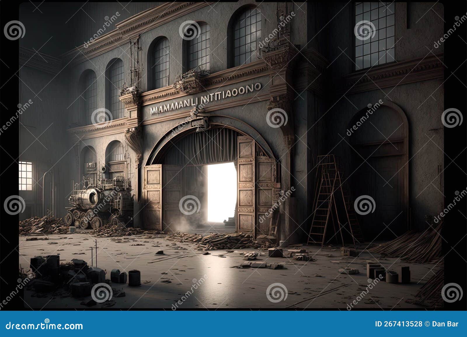 Photography, Cinema Studio Backstage Setup, Generative Ai Stock ...