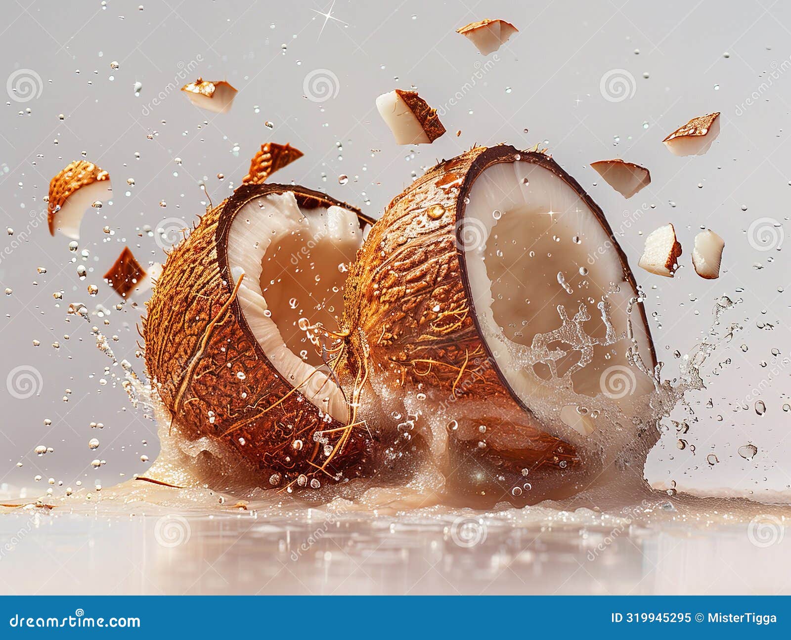 Photography of COCONUT Falling from the Sky, Hyperpop Colour Scheme ...