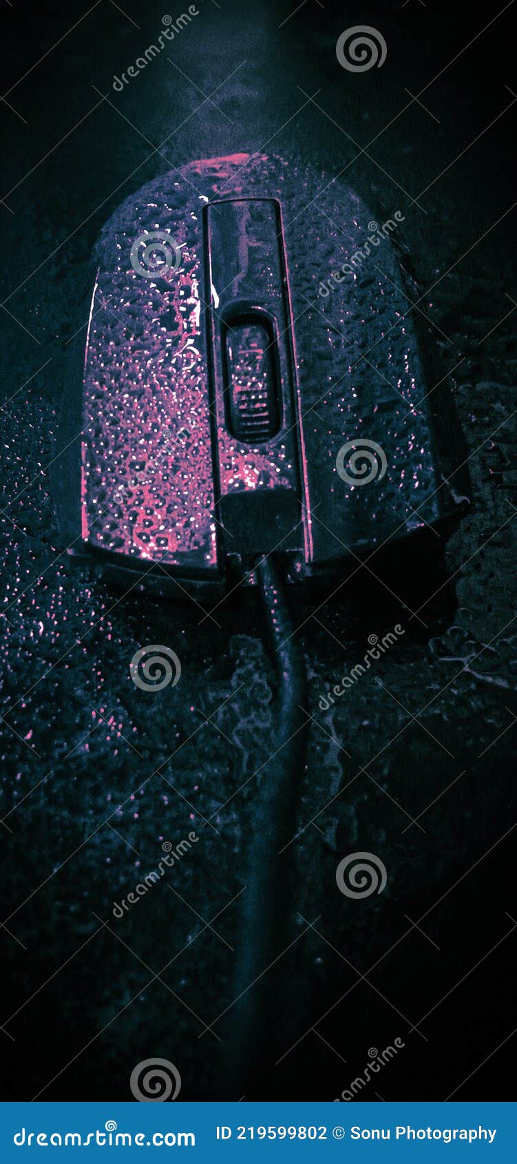 Photography of Computer Mouse in Water Stock Photo - Image of screen ...