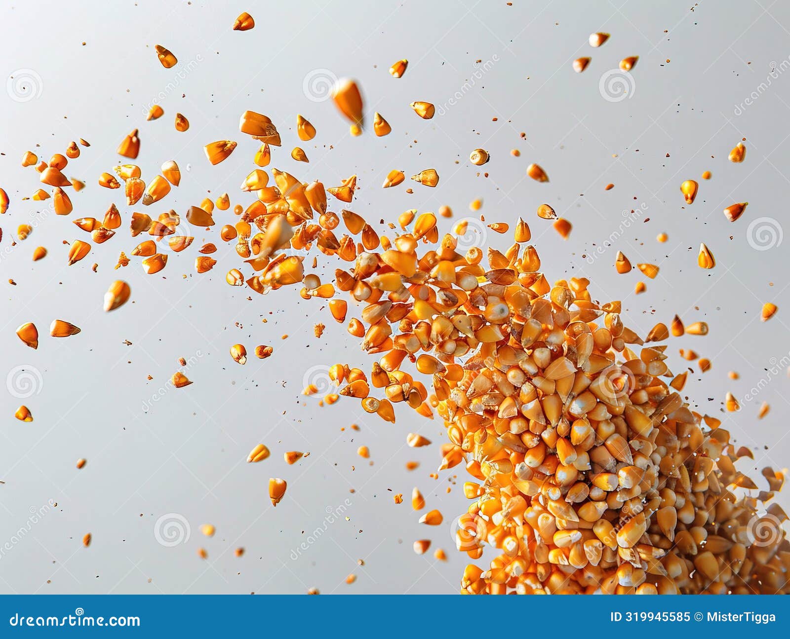 Photography of CORN Falling from the Sky, Hyperpop Colour Scheme ...