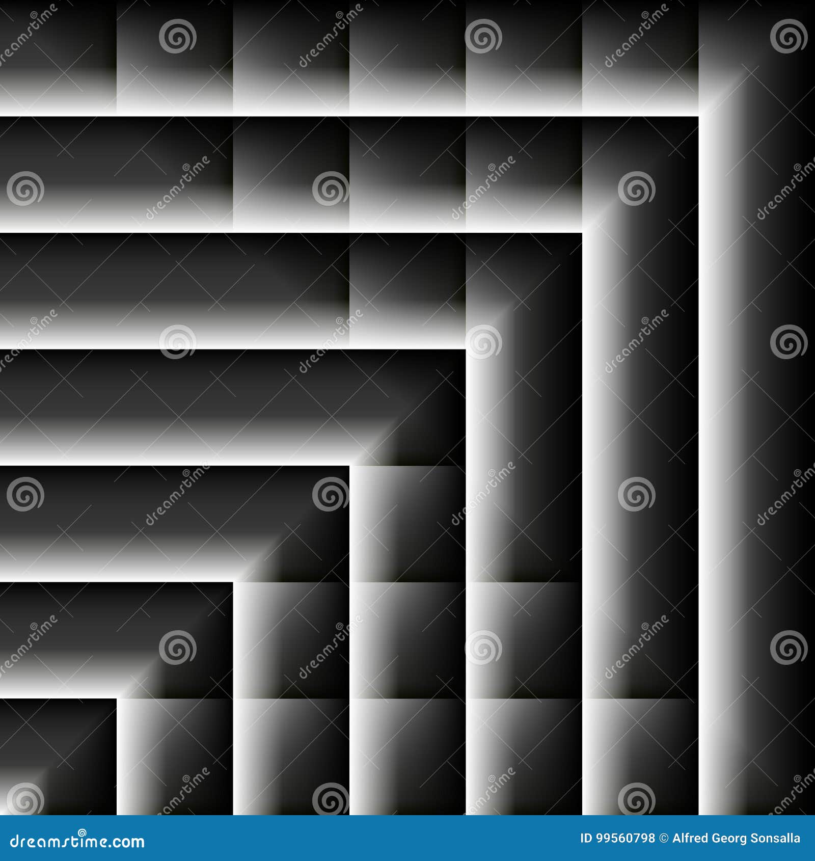 Digital Art, Abstract Three-dimensional Objects with Soft Lighting ...