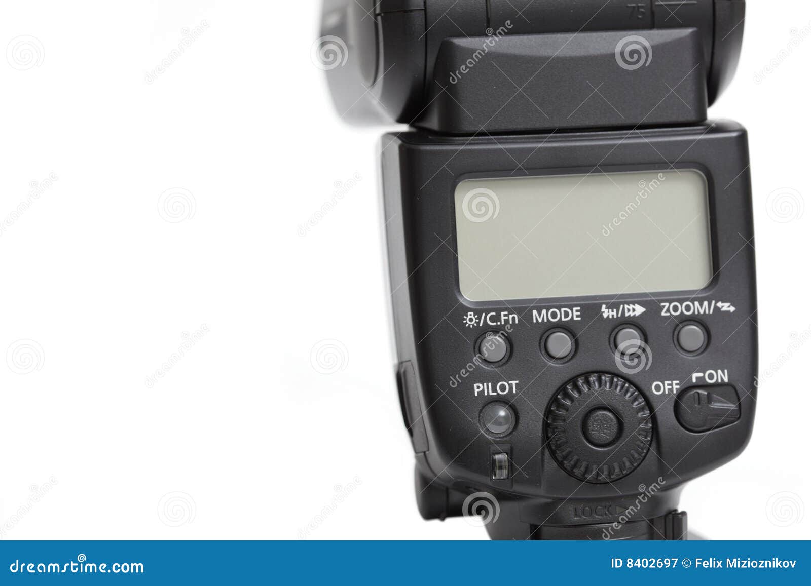 Photography flash stock image. Image of buttons, button - 8402697