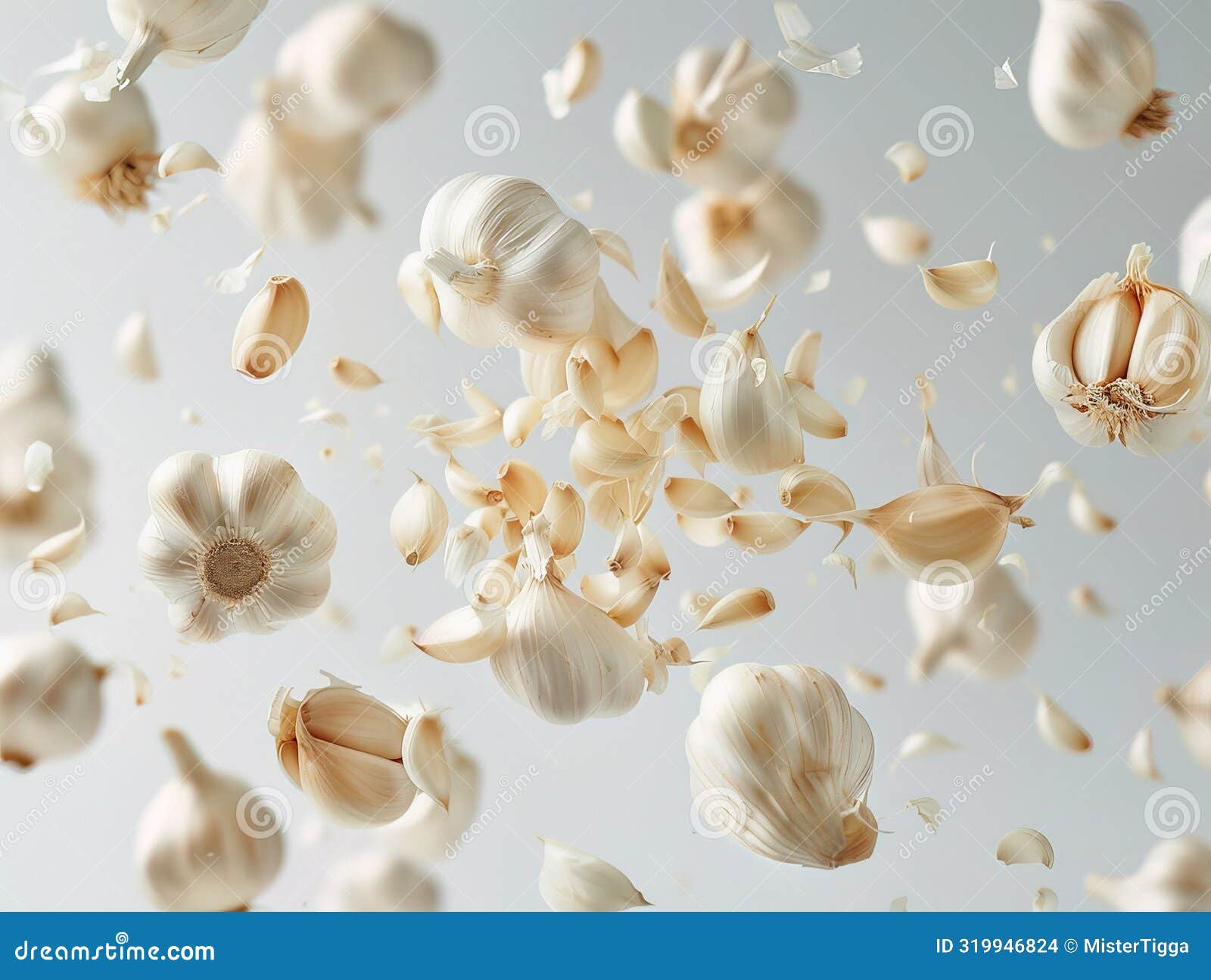 Photography of GARLIC Falling from the Sky, Hyperpop Colour Scheme ...