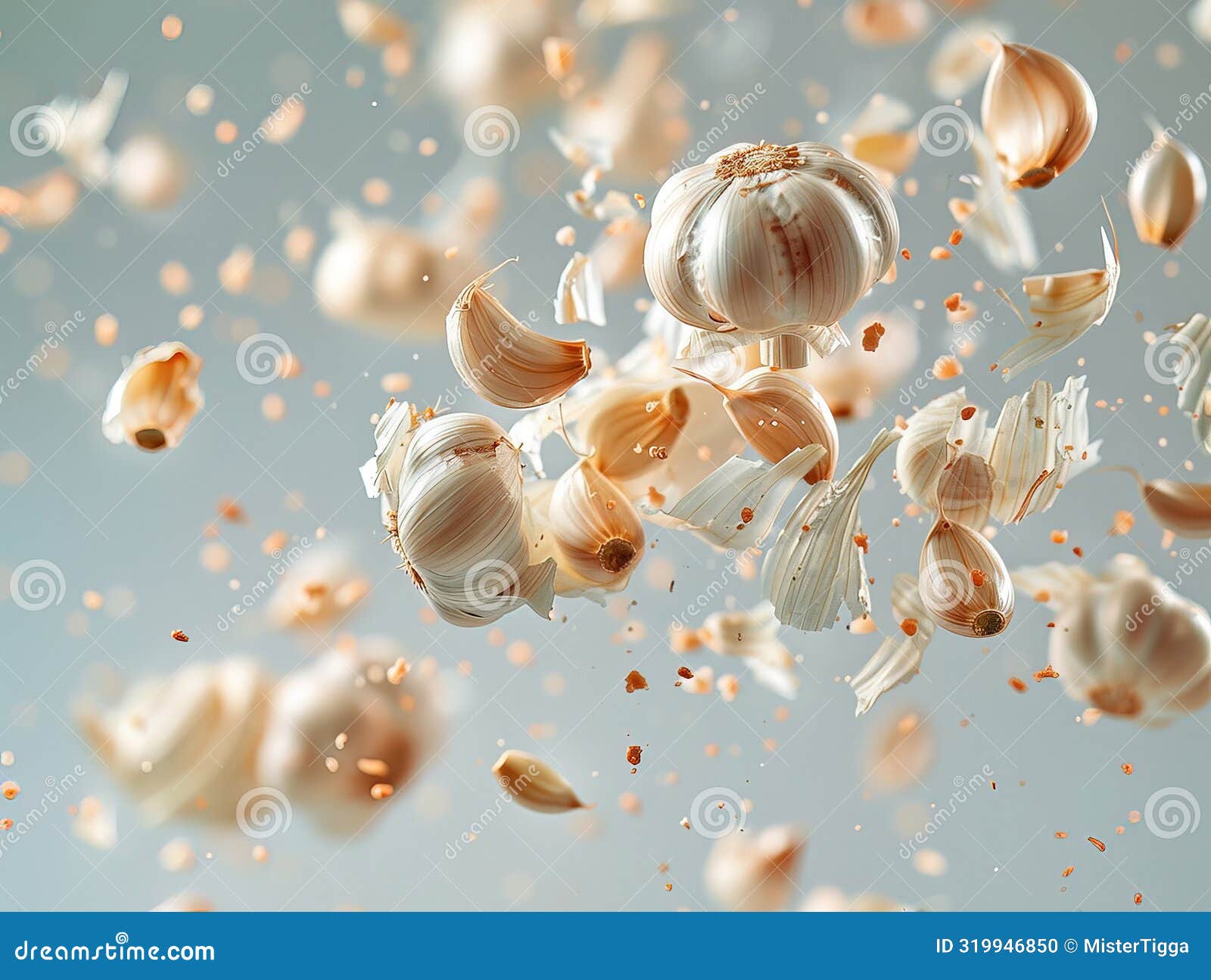 Photography of GARLIC Falling from the Sky, Hyperpop Colour Scheme ...
