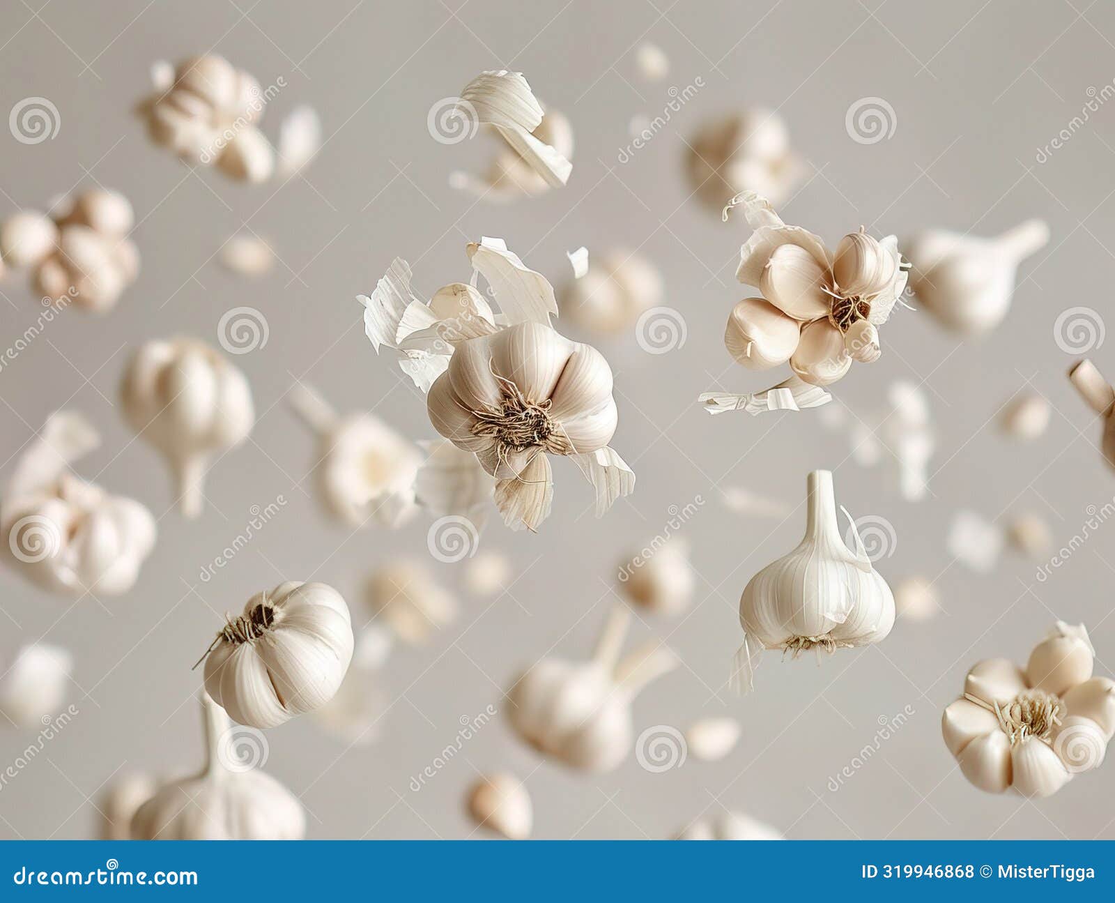 Photography of GARLIC Falling from the Sky, Hyperpop Colour Scheme ...