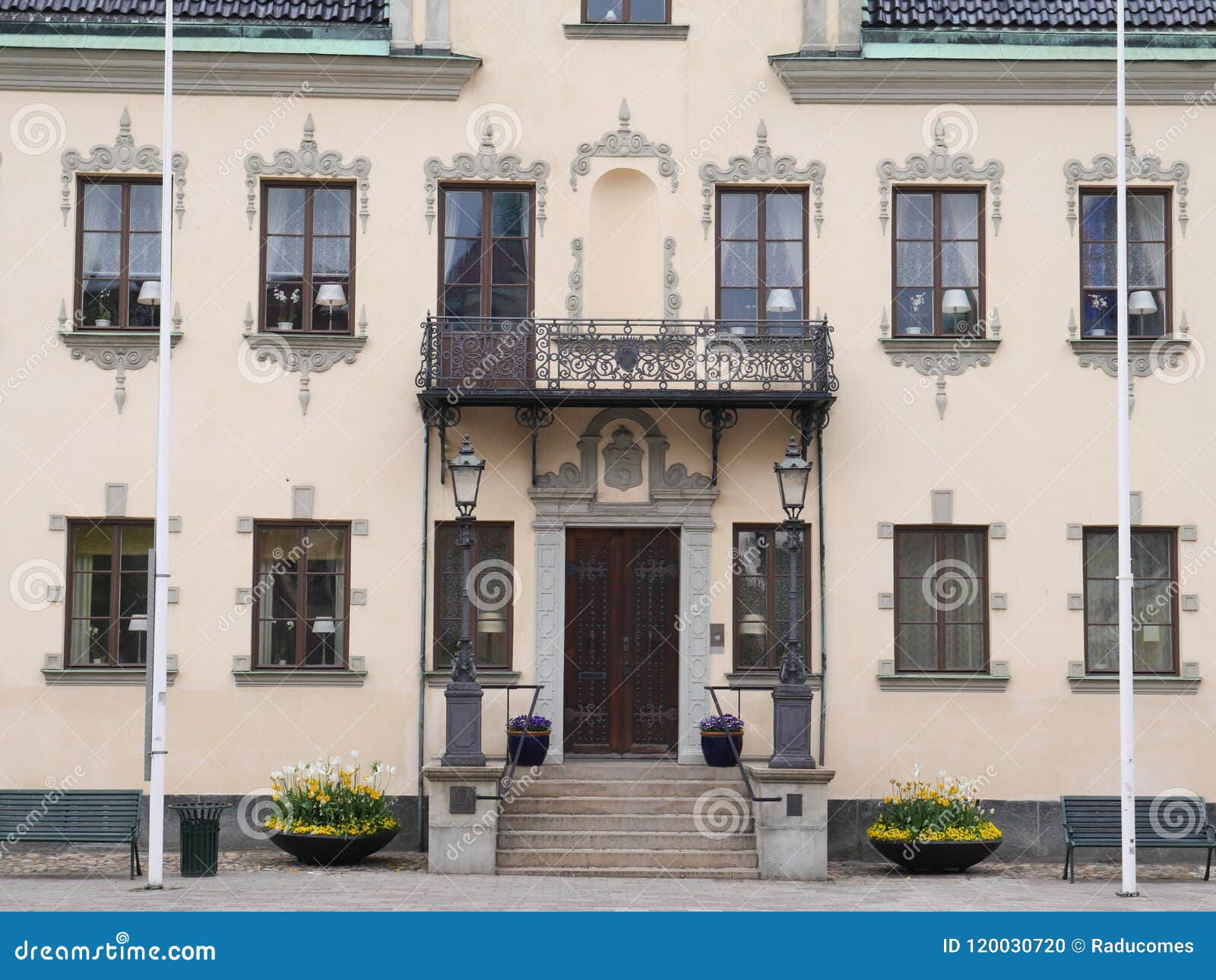 Generic Architecture Building Facade Stock Photo - Image of estate ...