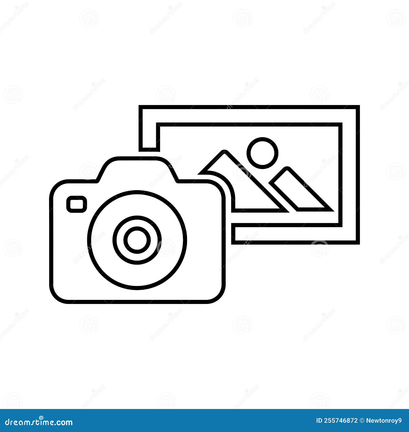 Photography, Image, Camera Icon. Outline Vector Design Stock ...