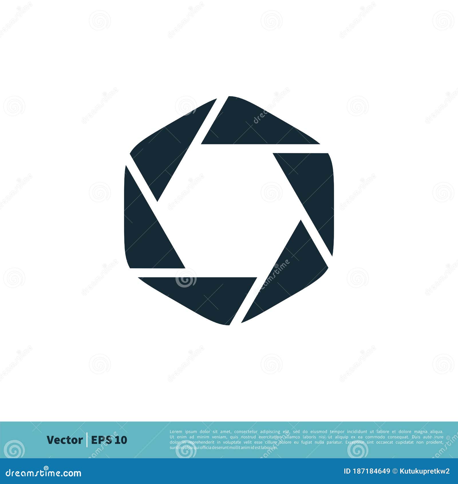 Photography Lens Icon Vector Logo Template Illustration Design. Vector ...
