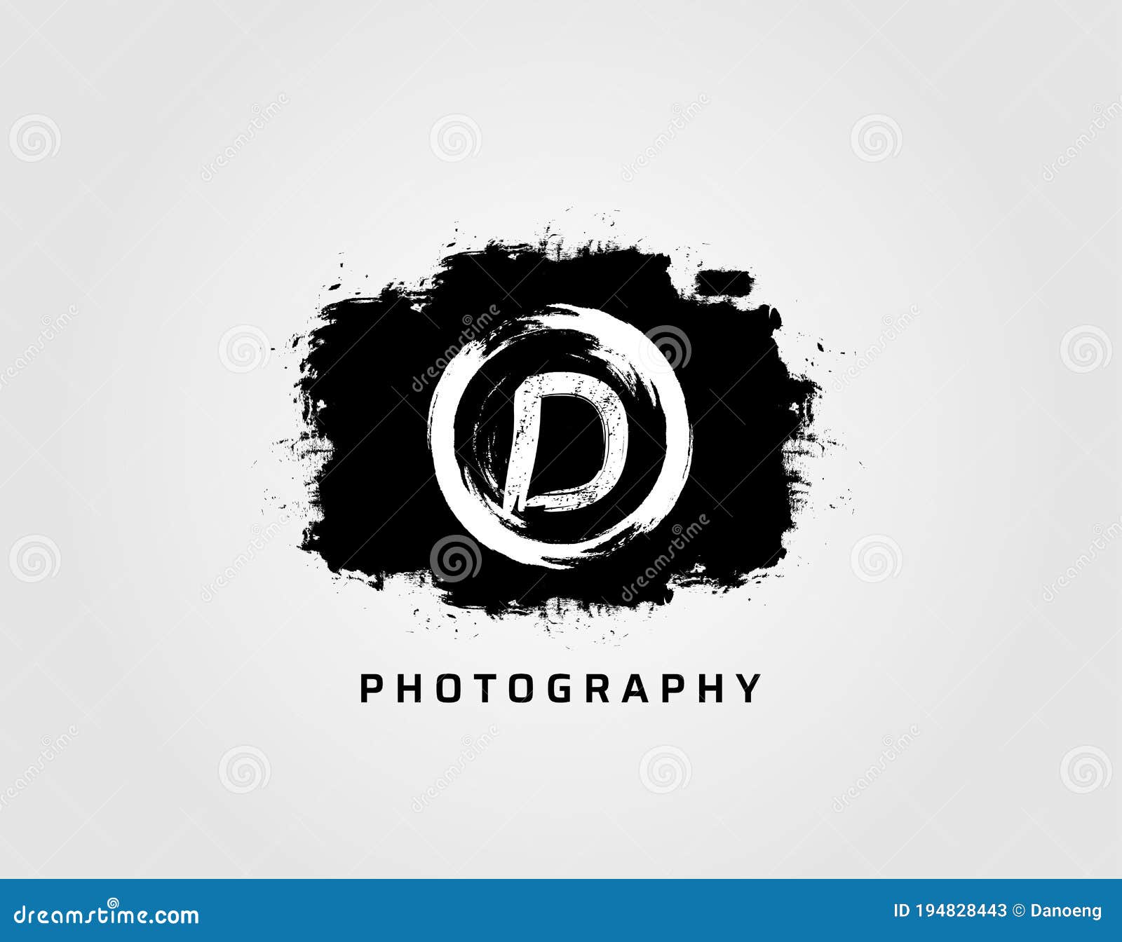 Photography Letter D Logo Design Concept Template. Rusty Vintage Camera ...