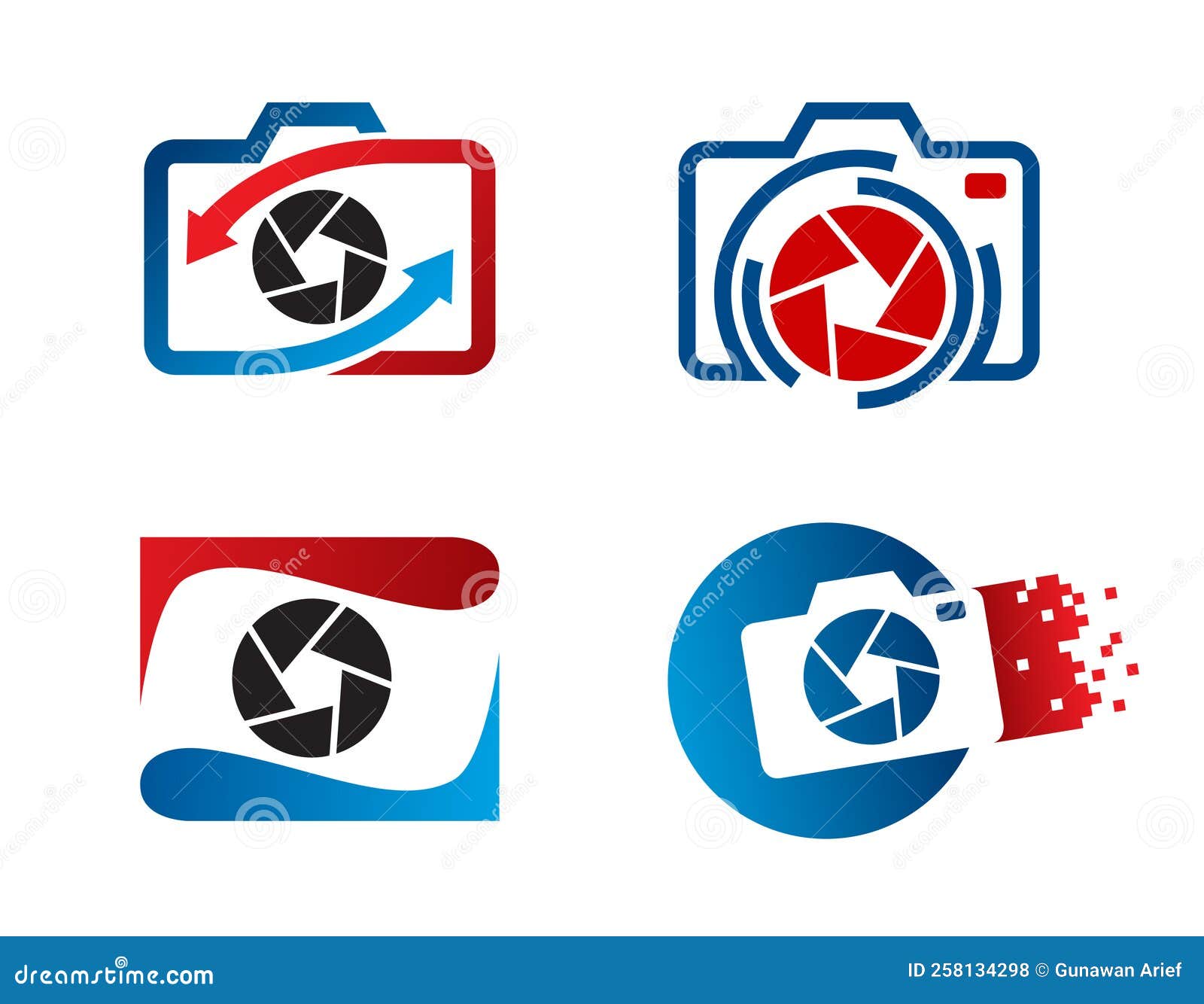 Modern Photography Logo or Icon Template Design Stock Vector ...
