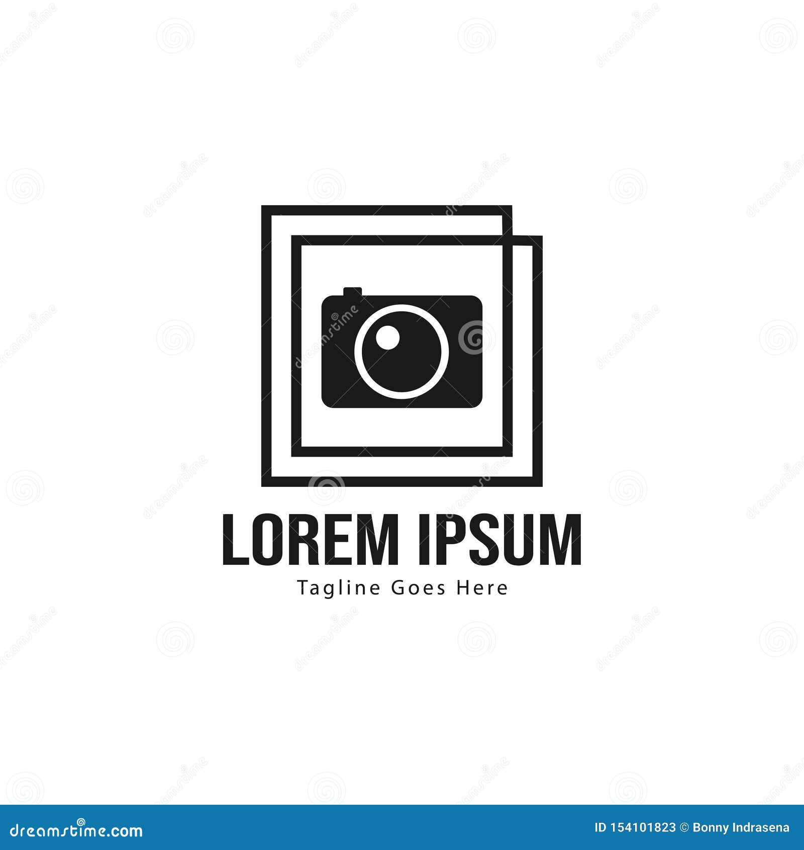 Photography Logo Template Design. Photography Logo with Modern Frame ...