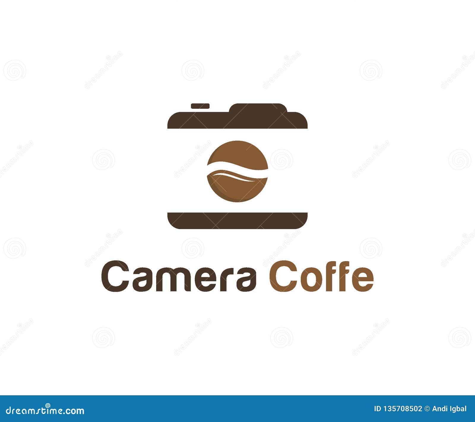 Camera Coffee Logo Design Concept, Coffee Logo Template Stock Vector ...