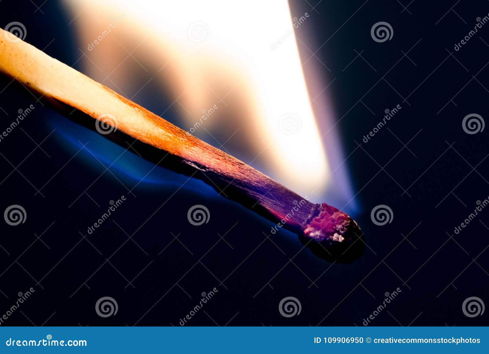 Photography Of Matchstick With Fire Picture. Image: 109906950