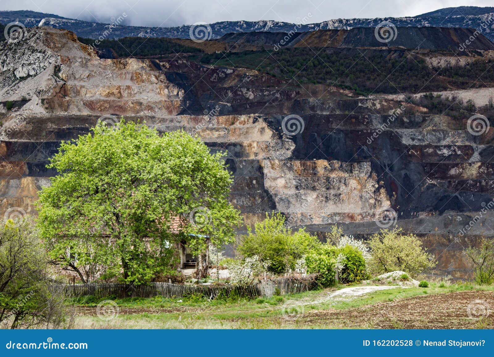 Photography of Open Pit Copper Mining Stock Photo - Image of open ...