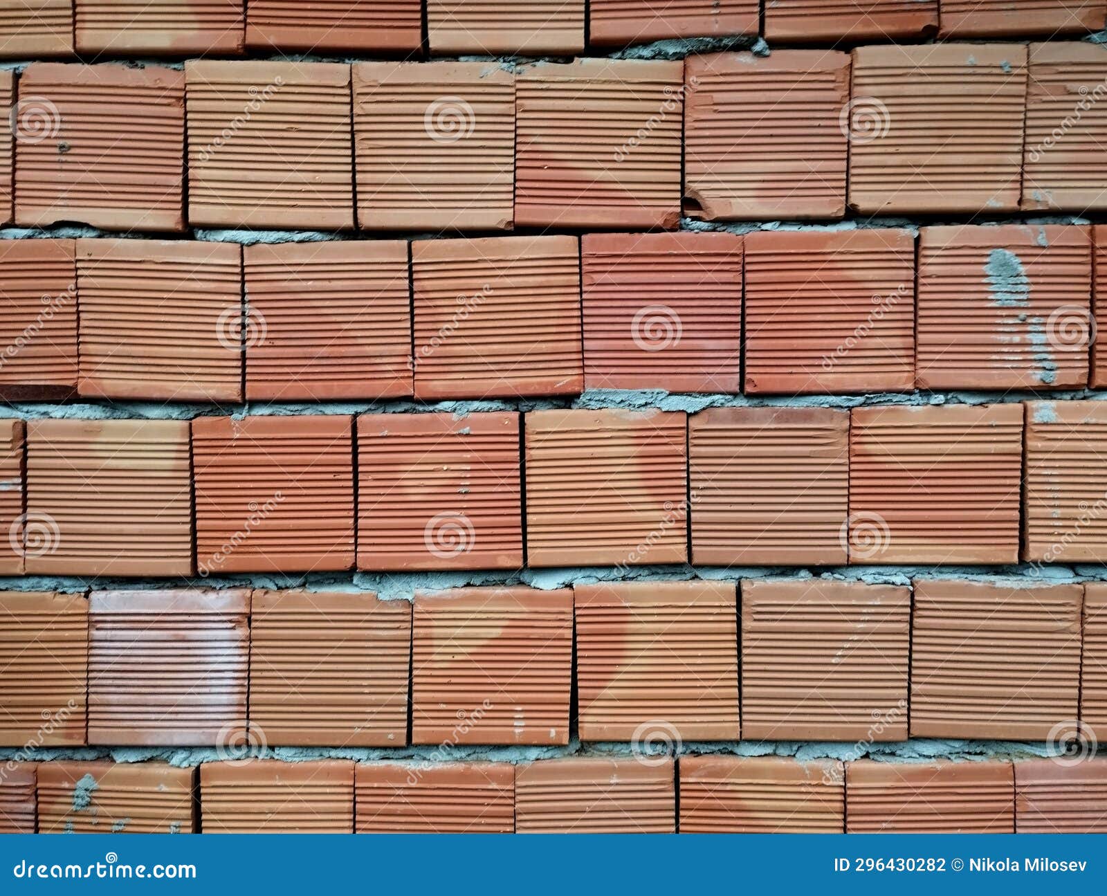 Red Block Brick Wall Texture Stock Photo - Image of giter, stonework ...