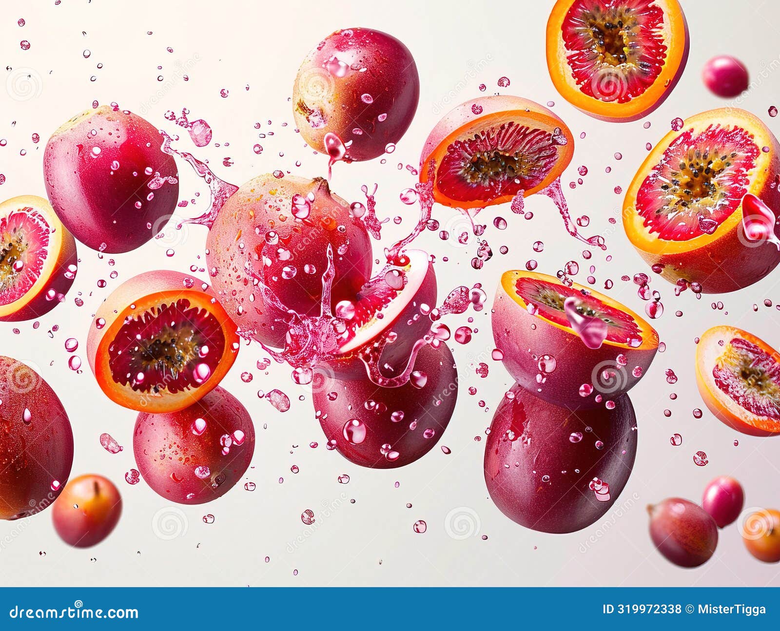 Photography of PASSIONFRUIT Falling from the Sky, Hyperpop Colour ...