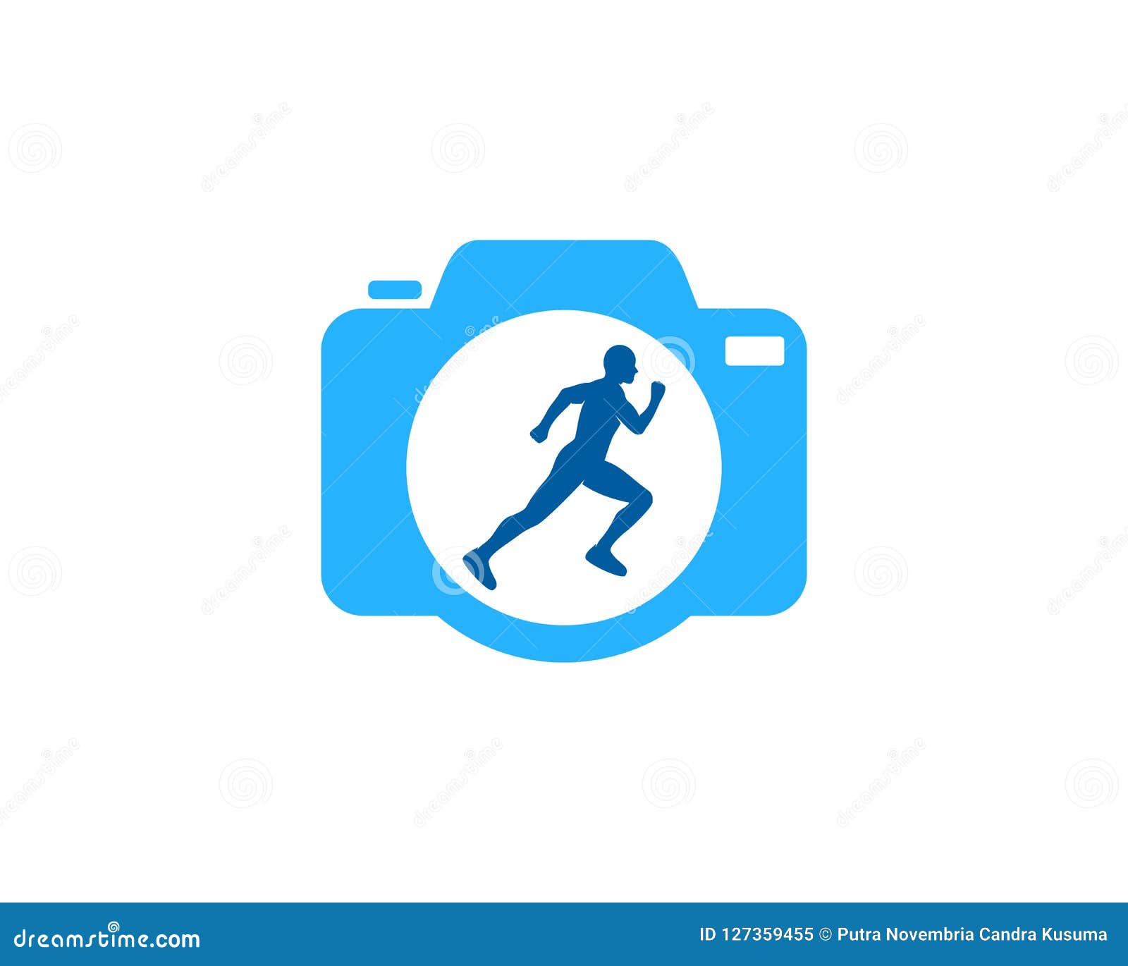 Photography Run Logo Icon Design Stock Illustration - Illustration of ...