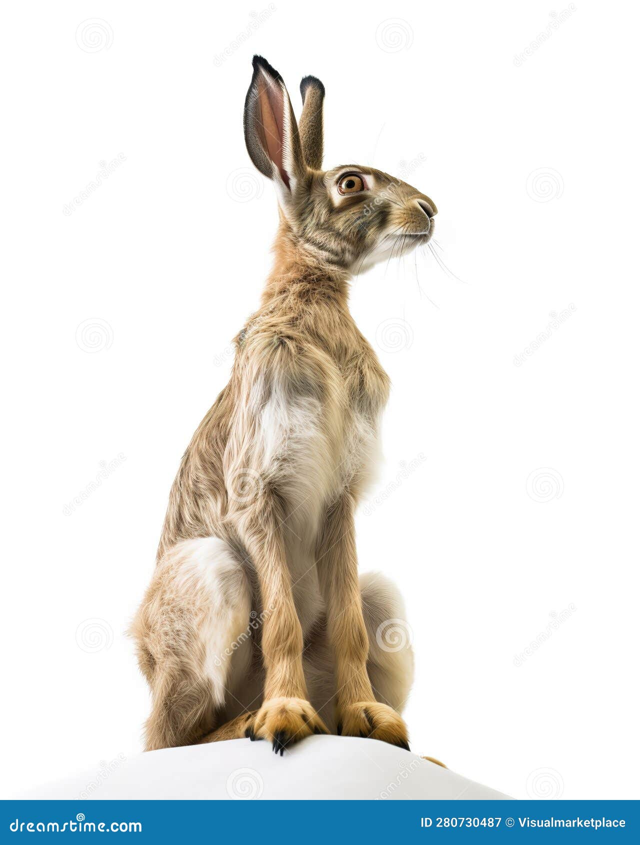 Sphinx Rabbit Sitting stock illustration. Illustration of cute - 280730487