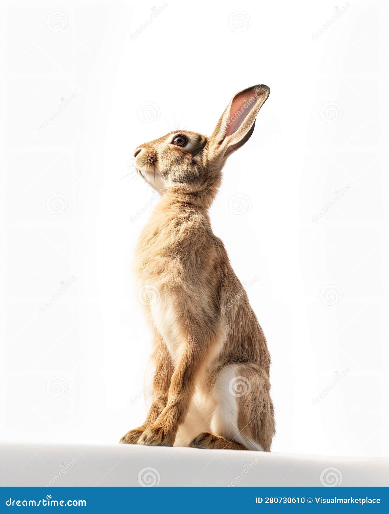 Sphinx Rabbit Sitting stock illustration. Illustration of training ...