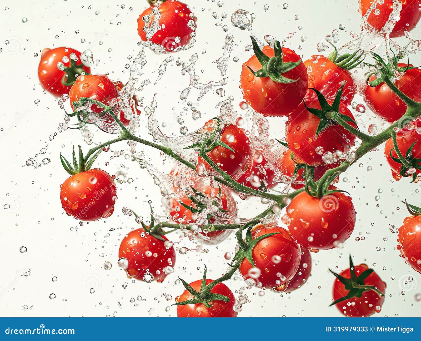 Photography of TOMATOES Falling from the Sky, Hyperpop Colour Scheme ...