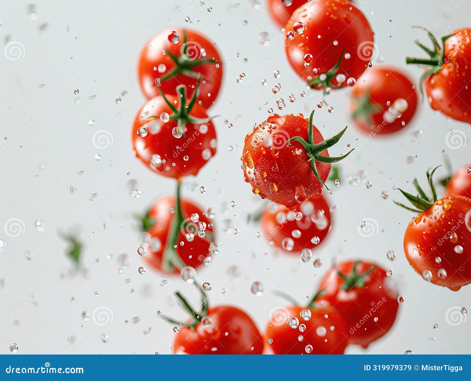Photography of TOMATOES Falling from the Sky, Hyperpop Colour Scheme ...