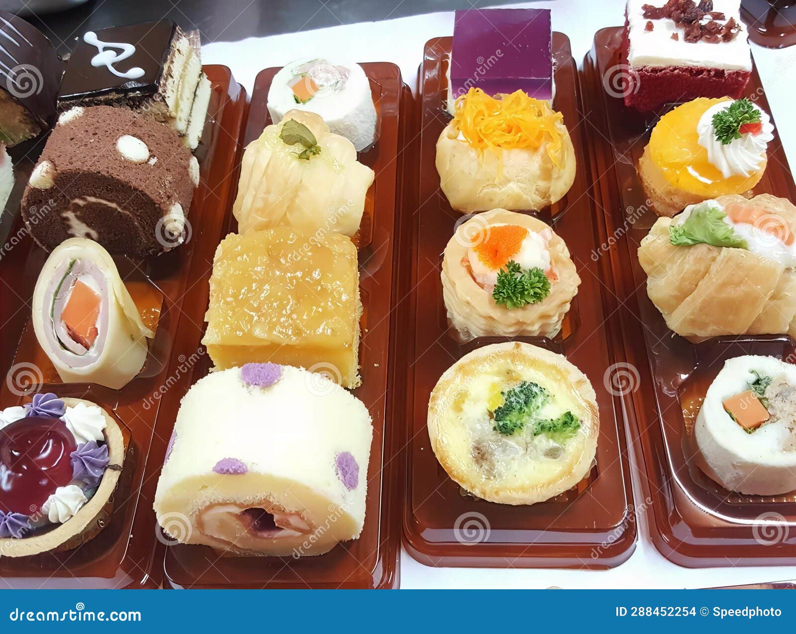 A Photography of a Variety of Desserts on Trays on a Table, Plate of ...